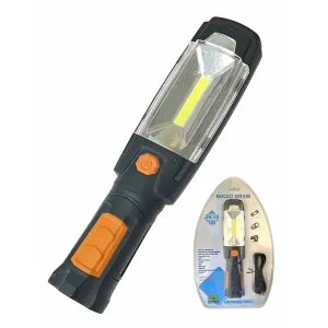 Konnoc S-3212 3W LED COB+6 led nabíjecí pracovní svítilna | EMAT.cz